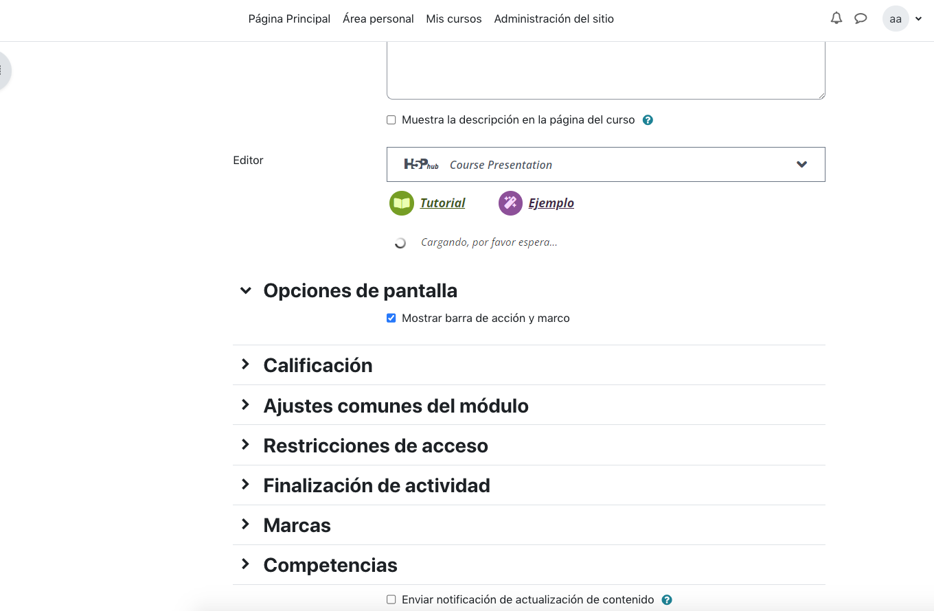 “Loading, please wait…” when I edit h5p | H5P